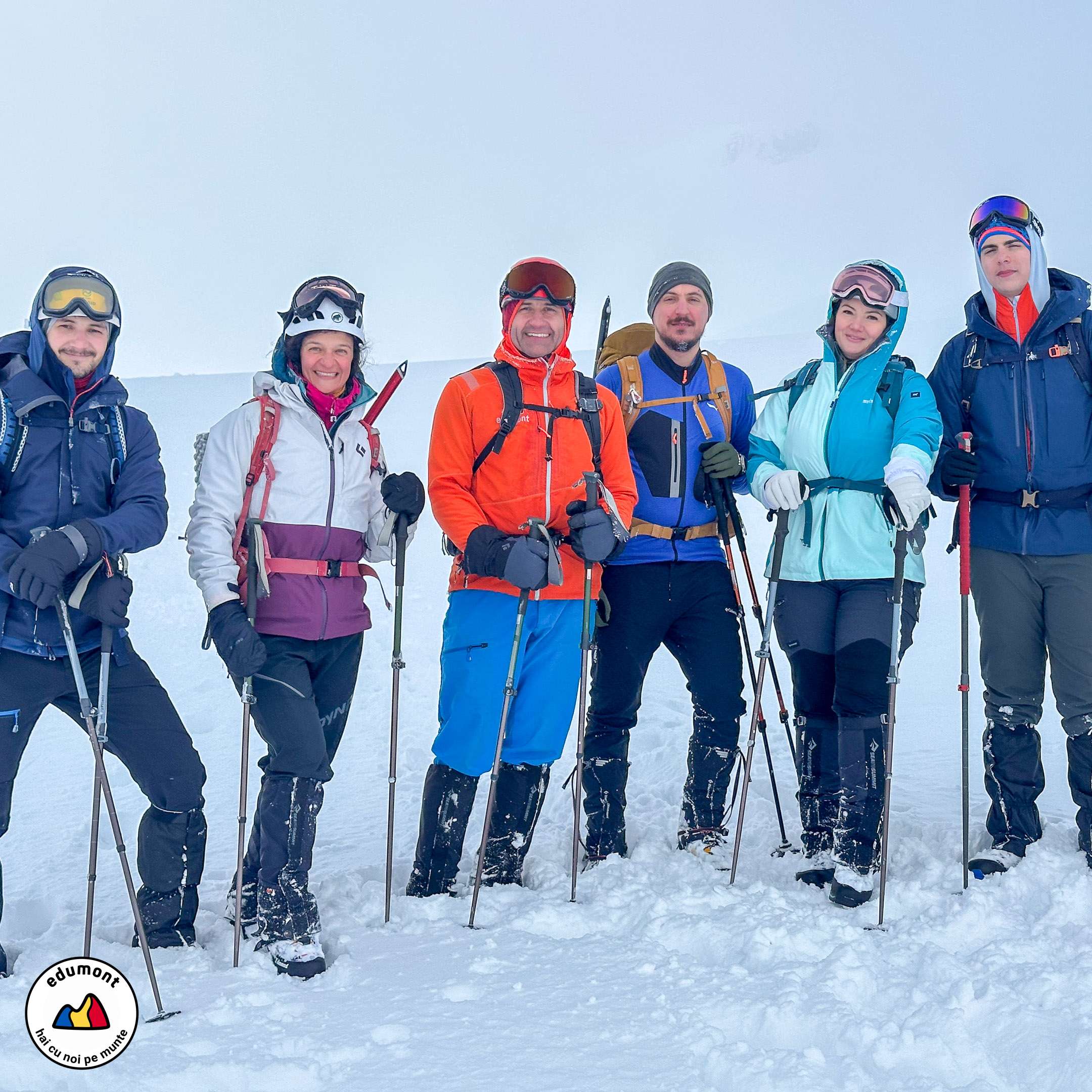 Poze din tura de iarnă la vârful Omu, în munții Bucegi 8 februarie 2026 ...