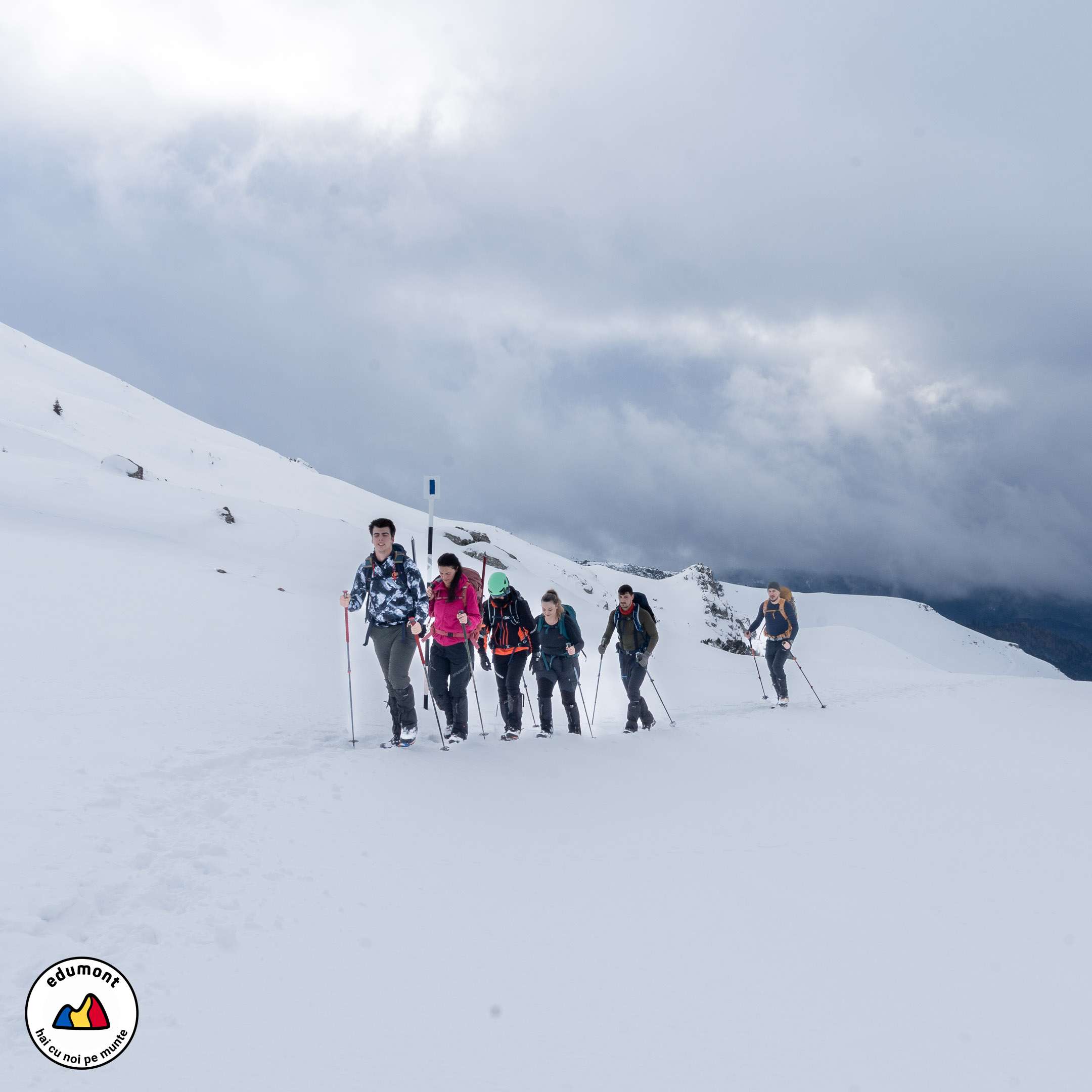 Poze din tura de iarnă la vârful Omu, în munții Bucegi 8 februarie 2026 ...
